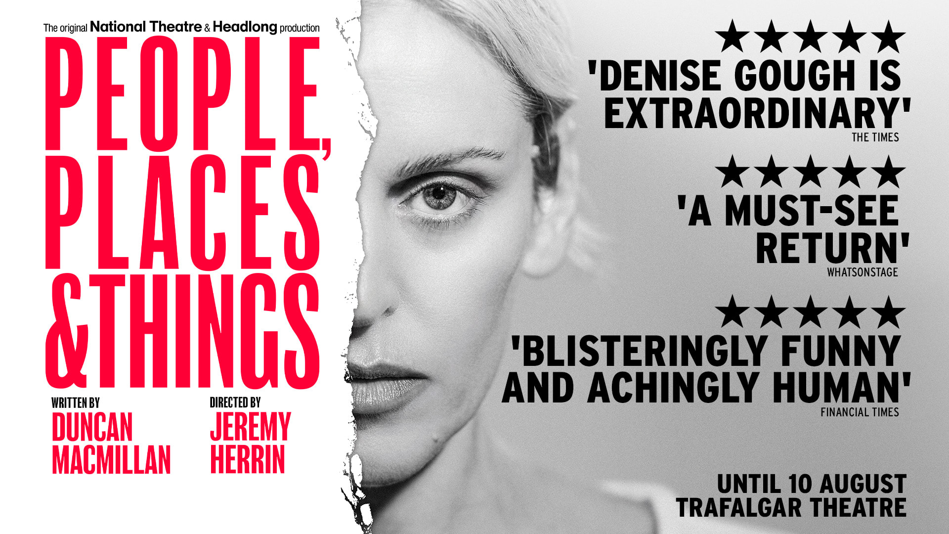 People, Places and Things Tickets | Trafalgar Theatre in London & West End | ATG Tickets